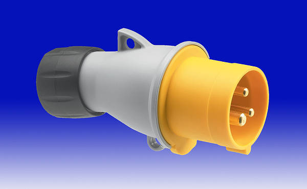 Iec C13 Connector 110V 16A 3-Pin Yellow Industrial Plug & Socket Set ...