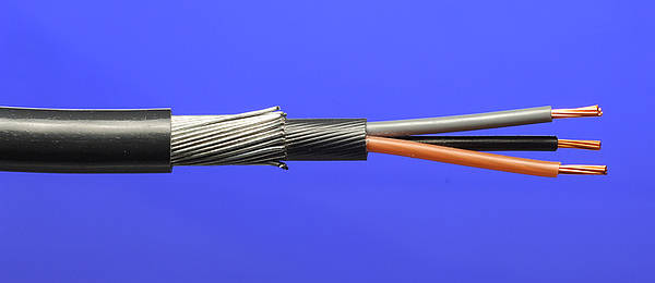 5 Core Electric Cable 2.5mm² 3-Core Steel Wire Armoured (SWA) Cable ...