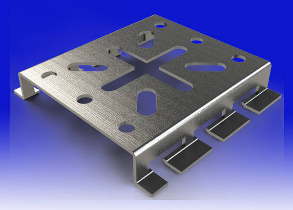 65mm and 105mm Universal Box Small Mounting Plate for Wire Basket ...